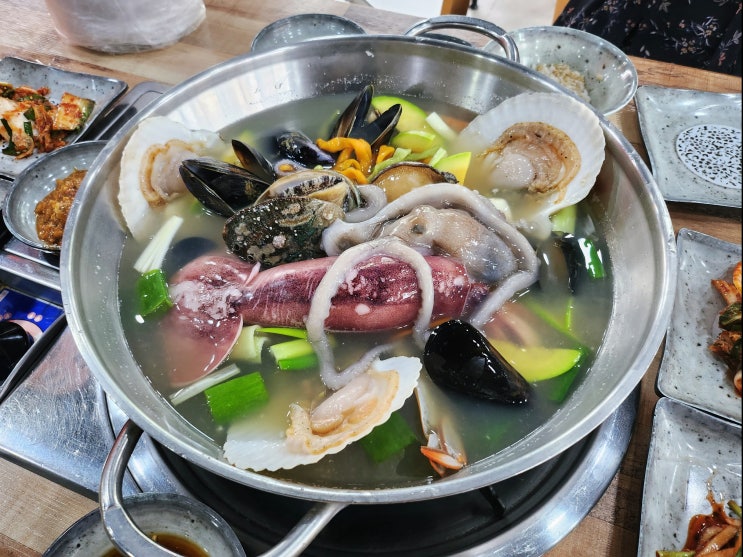 강화도 동막해수욕장 칼국수 배터지는집 진짜 배터질뻔한 맛집 네이버 블로그