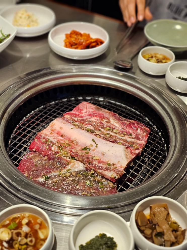 대치동 고기집 청기와타운 수원왕갈비 맛집 회식하기좋은 선릉역 룸식당 네이버 블로그