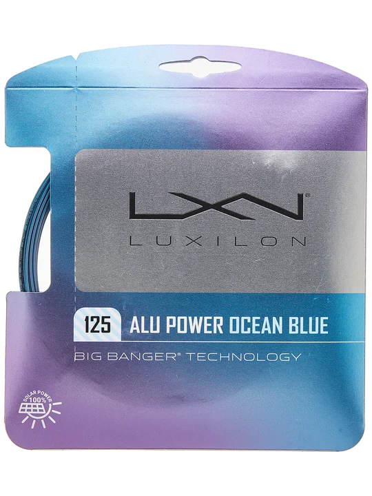 럭실론 알루파워 오션블루 (Luxilon Alu power) 리뷰 : 네이버 블로그