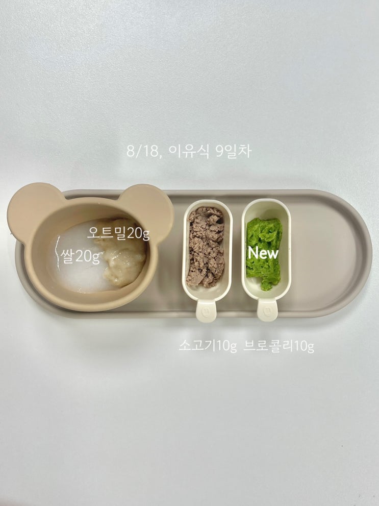 [D+176,177,178] 토핑이유식 초기 9일차_New 브로콜리 추가 : 네이버 블로그