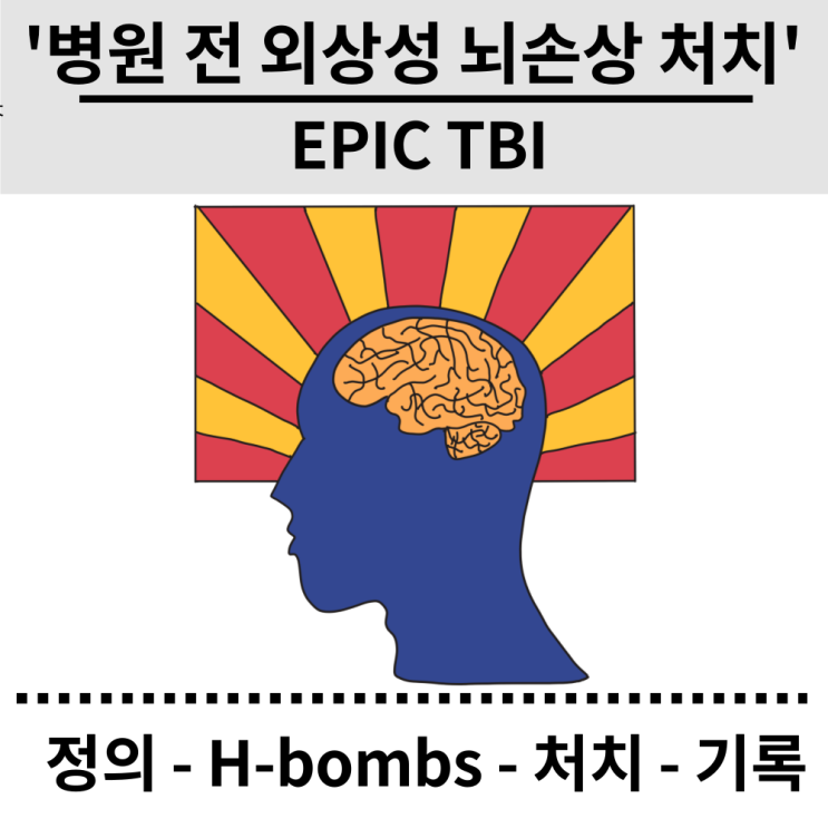 외상성 뇌손상의 병원 전 처치 : EPIC TBI : 네이버 블로그