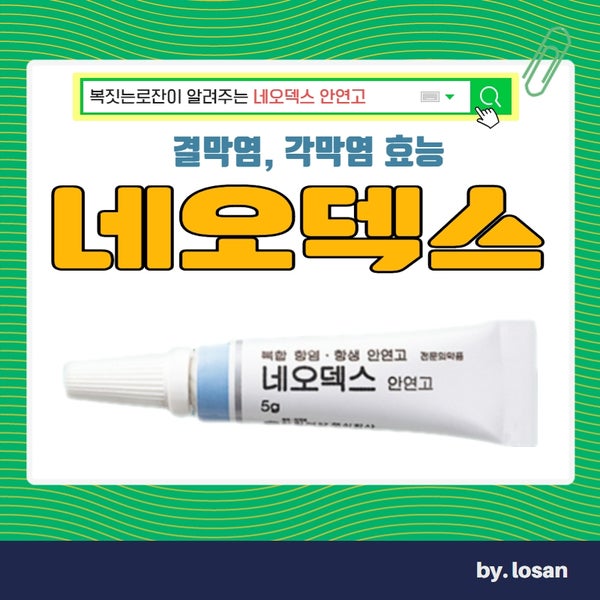 네오덱스 안연고 효능 결막염 성분 부작용 사용법 가격 네이버 블로그