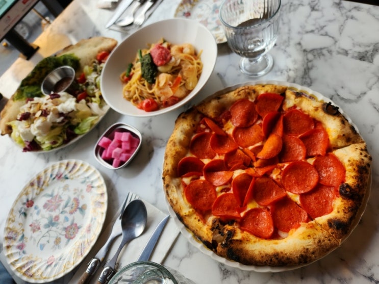 광교화덕피자 먹으러 더유로피언 다녀오다 : 네이버 블로그