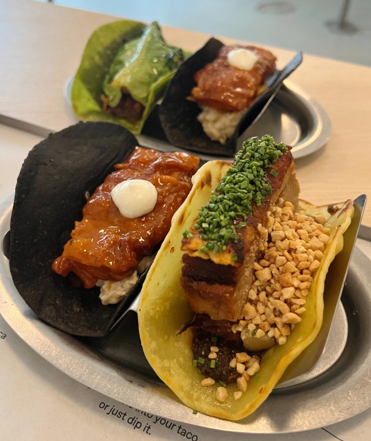 한강진역 맛집 한남 타크(tac) 뉴욕식 타코 메뉴 다 먹어본 솔직후기 : 네이버 블로그