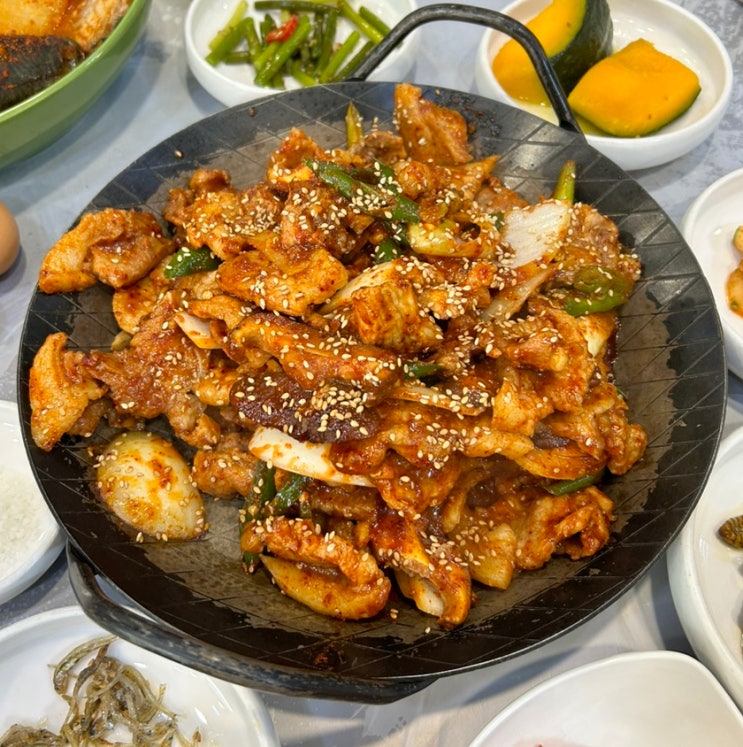 괜찮은 제육볶음과 퀄리티 좋은 밑반찬을 만날 수 있는 목포 맛집 청신가자포차 네이버 블로그