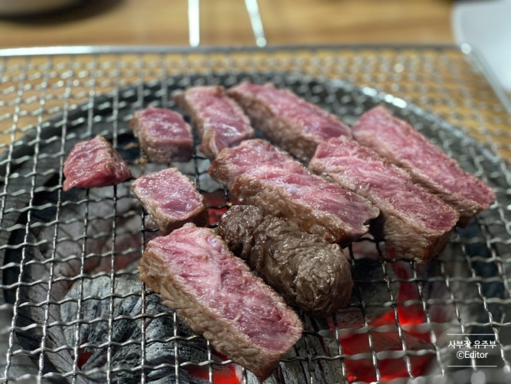 원주 오크밸리 맛집 목향 한우 살치살 구이와 멸치국수 네이버 블로그