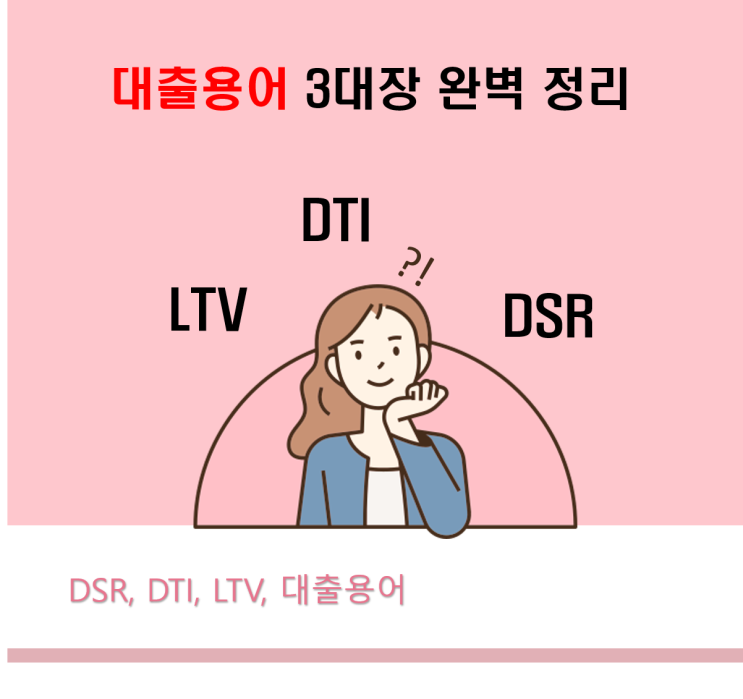 대출용어 정리 (DTI 란? LTV 란? DSR이란?) : 네이버 블로그
