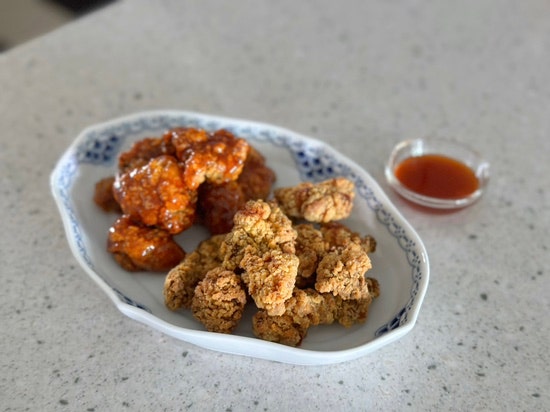 푸드렐라 미식이 순살 후라이드 치킨 & 양념치킨소스 : 네이버 블로그