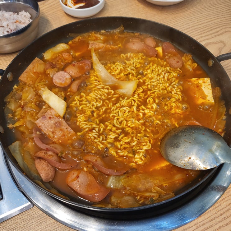 김뚜껑부대찌개 검단아라점 얼큰하고 맛있는 부대찌개를 파는 검단신도시맛집 네이버 블로그