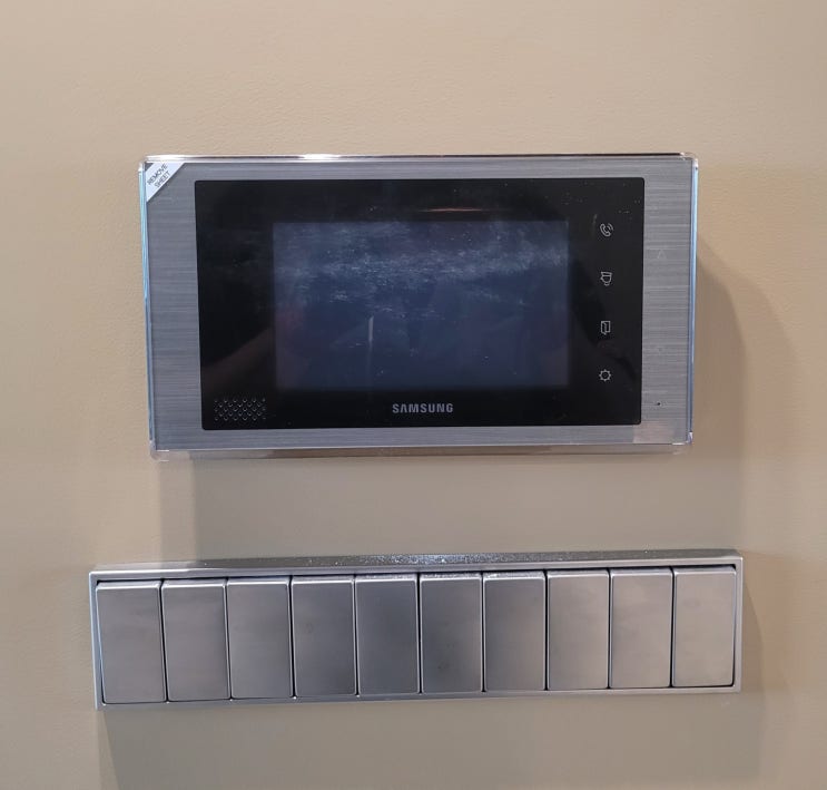 분당비디오폰 성남 분당구 양지금호1단지아파트 삼성 비디오폰 SHT-3517 설치 : 네이버 블로그