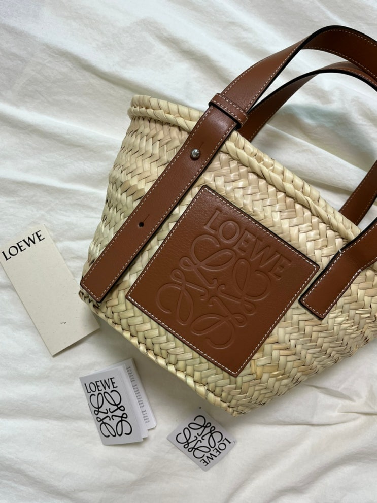 LOEWE 로에베 바스켓 백 라탄 백 (스몰/탄) : 네이버 블로그