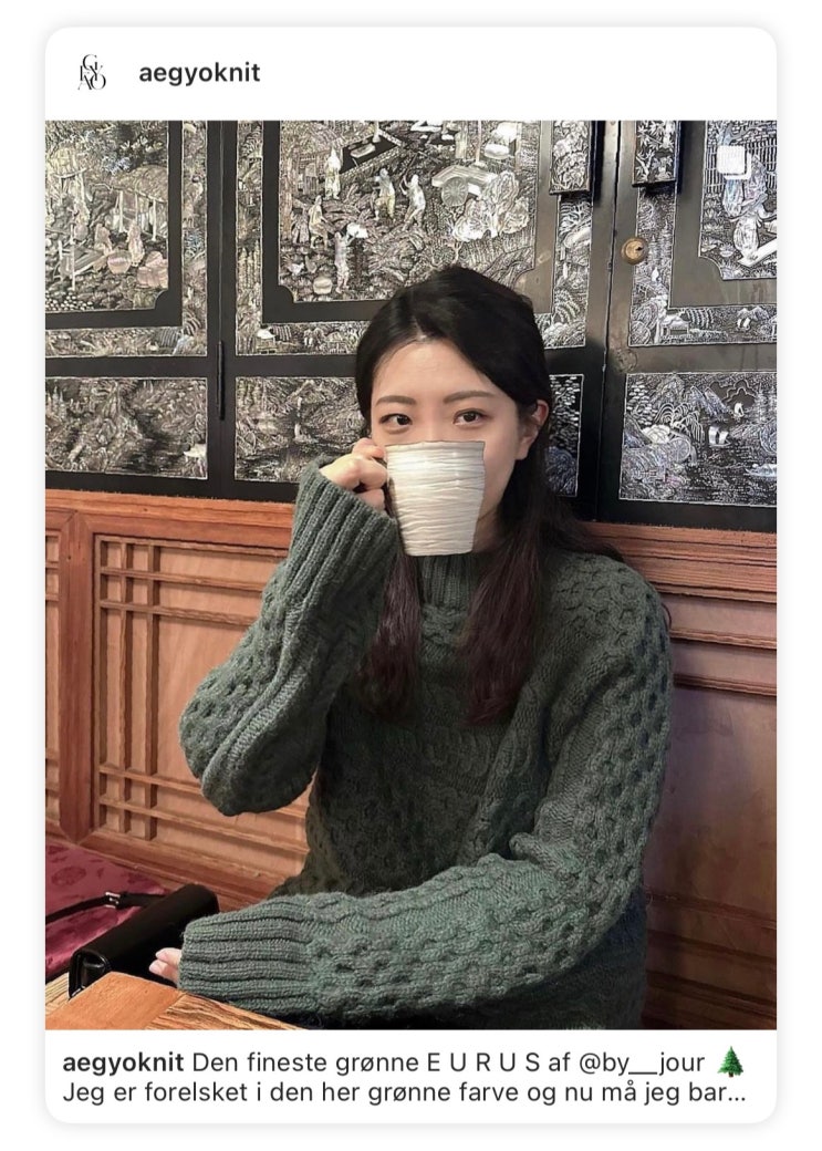 애교니트 유러스스웨터 Eurus sweater / 솜솜뜨개 프빌 포레스트 : 네이버 블로그