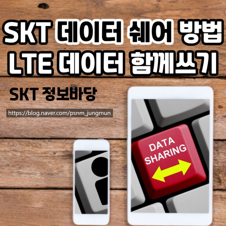 SKT LTE 데이터쉐어링 방법 / 유심 발급 (feat. 데이터 함께 쓰기) : 네이버 블로그
