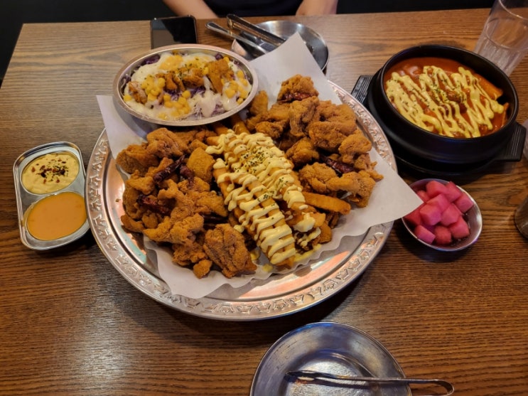 대구 구암동 맛집 철인7호 대구칠곡점 핫매료치킨 로제떡볶이 난리세트 네이버 블로그