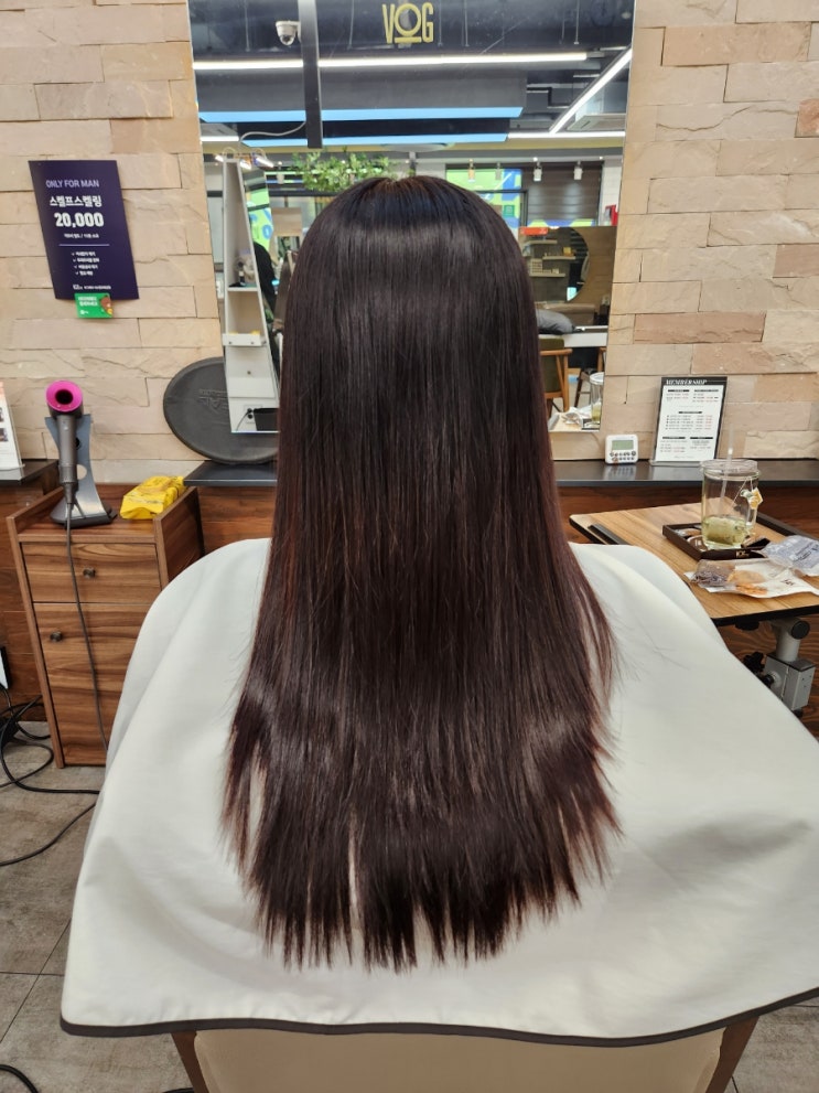 [호매실 미용실] 뉴진스느낌으로 가즈아~ 매직 후기 "VOG Hair 서수원호매실점" : 네이버 블로그