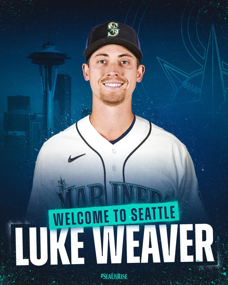 루크 위버 (Luke Weaver)와 계약을 맺은 시애틀 매리너스 : 네이버 블로그