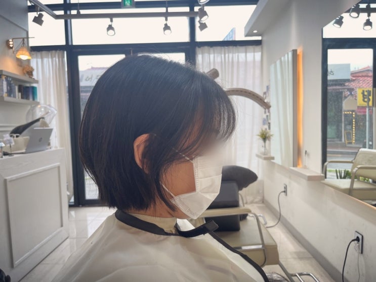 헤어바이사라 대구 북구 칠곡 읍내동 미용실 태슬컷 레이어드 태슬컷 중단발컷 중단발펌 단발펌 단발 네이버 블로그