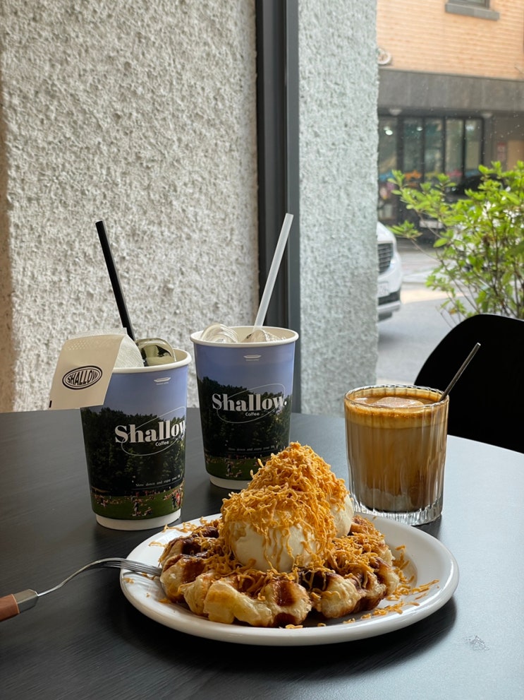 안양 | 동편마을 애견 동반 가능 신상 카페 샬로우커피(Shallow coffee) : 네이버 블로그