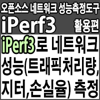 iPerf3로 시나리오 별 다양한 네트워크 성능(송수신 트래픽처리량, 지터, 데이터 손실율 등) 측정 가이드 : 네이버 블로그