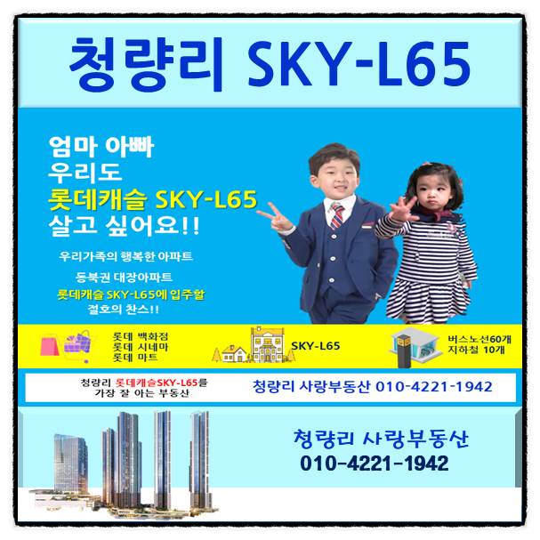 엄마 · 아빠 커뮤니티 시설 나이스 한 청량리역롯데캐슬스카이SKY-L65에 살고 싶어요!! : 네이버 블로그