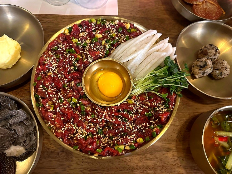 대구 칠성동 맛집 곳간 생고기 육회 뭉티기 네이버 블로그