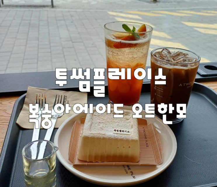용인 한숲시티 카페 투썸플레이스 복숭아에이드 오트한모 칼로리 네이버 블로그