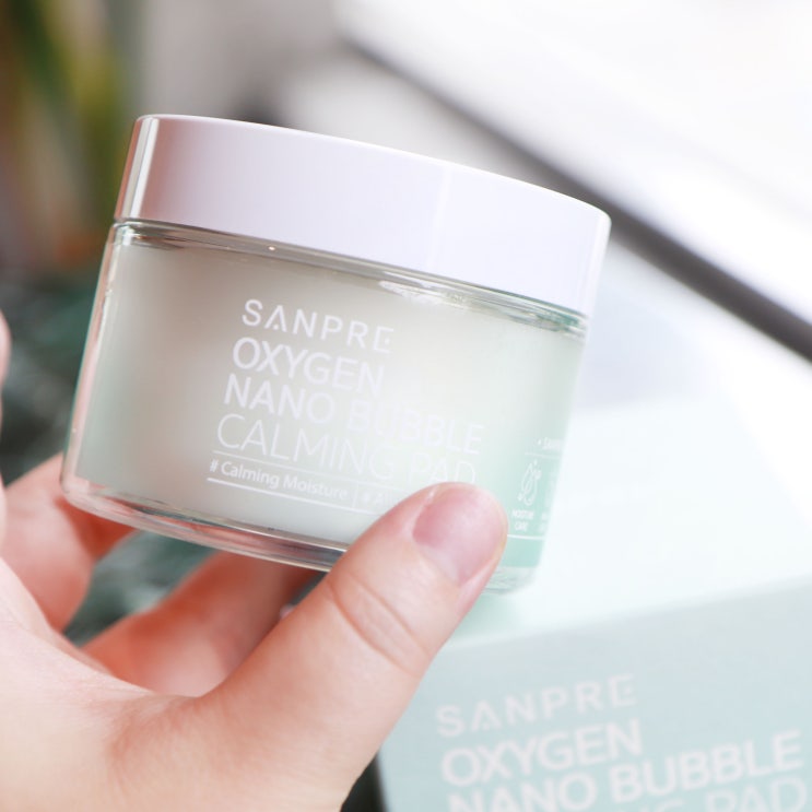 블랙헤드제거 모공보다 작은 산소나노 버블이 들어간 산프레 모공토너패드 : 네이버 블로그