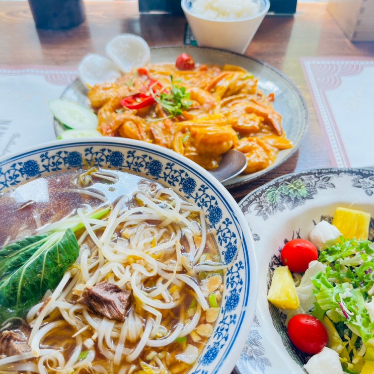 상무지구맛집 쌀국수가 맛있는 나나방콕 메뉴와 주차장 네이버 블로그