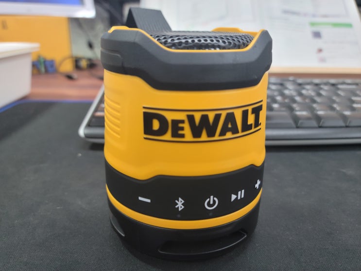 디월트 휴대용 미니 블루투스 스피커 DCR008 : 네이버 블로그