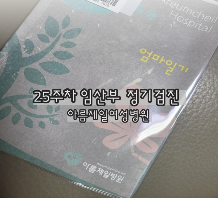 25주차 임산부 정기검진임신성 당뇨검사 소변검사 초음파검사 채혈 아름제일여성병원 네이버 블로그