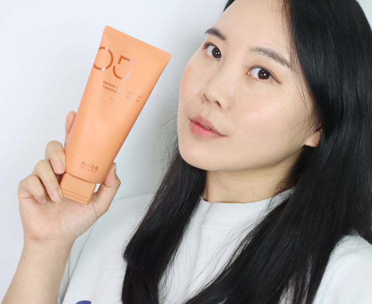 미용실트리트먼트 아모스 프로페셔널 리페어 시카 트리트먼트 휴가 후 심해진 손상모 케어 네이버 블로그
