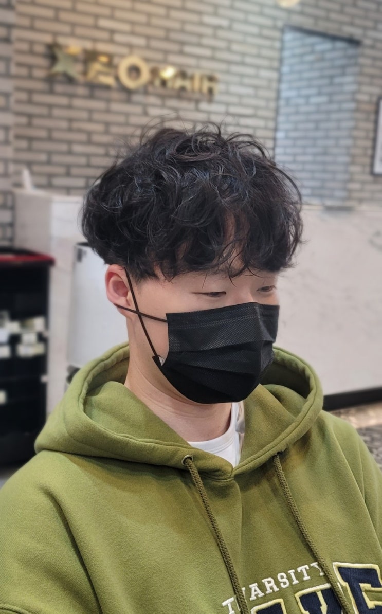 남자 디자인펌크랙펌~영종도미용실 윤스헤어에서 네이버 블로그