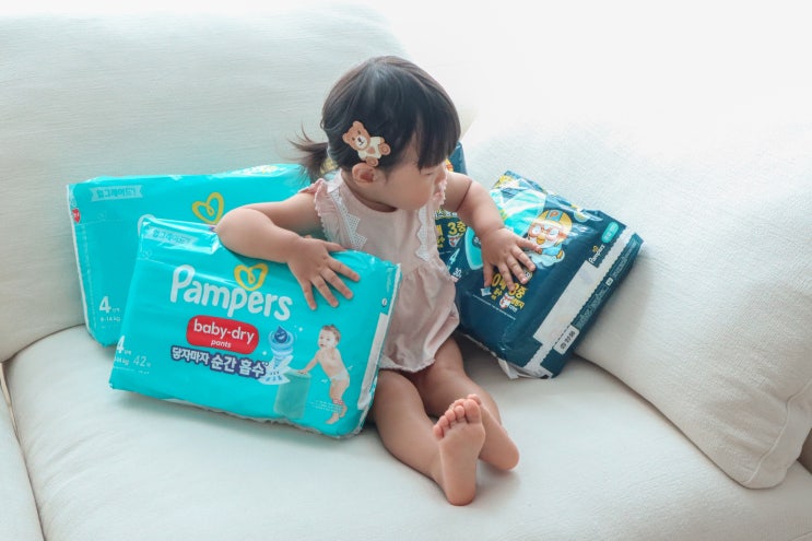 꾸준히 사용하는 밤기저귀 팸퍼스통잠팬티 추천 네이버 블로그