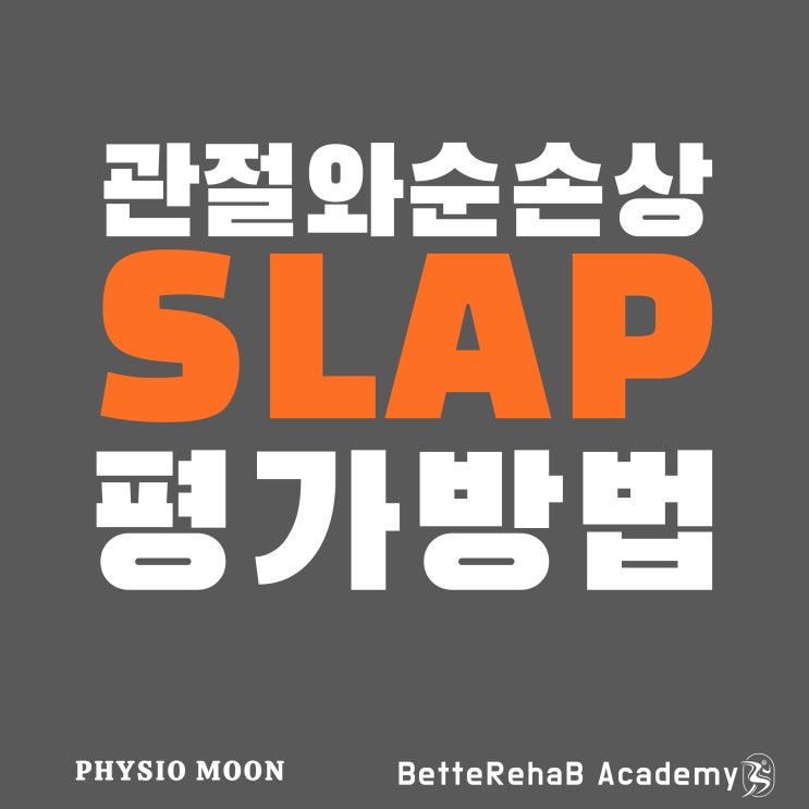 관절와순 손상 검사 SLAP Test : 네이버 블로그