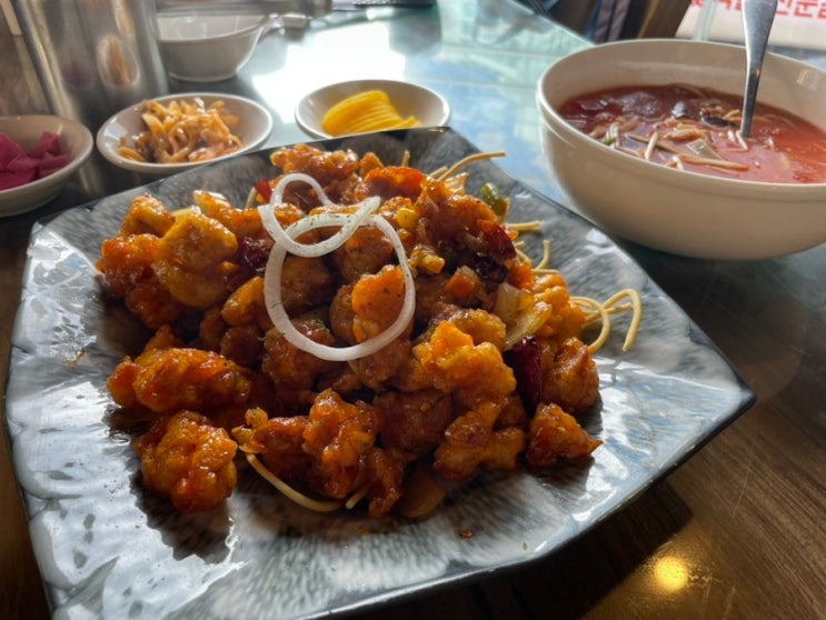 해운대중국집 장산역 짬뽕 맛집 해운대 홍유단 냉짬뽕 네이버 블로그