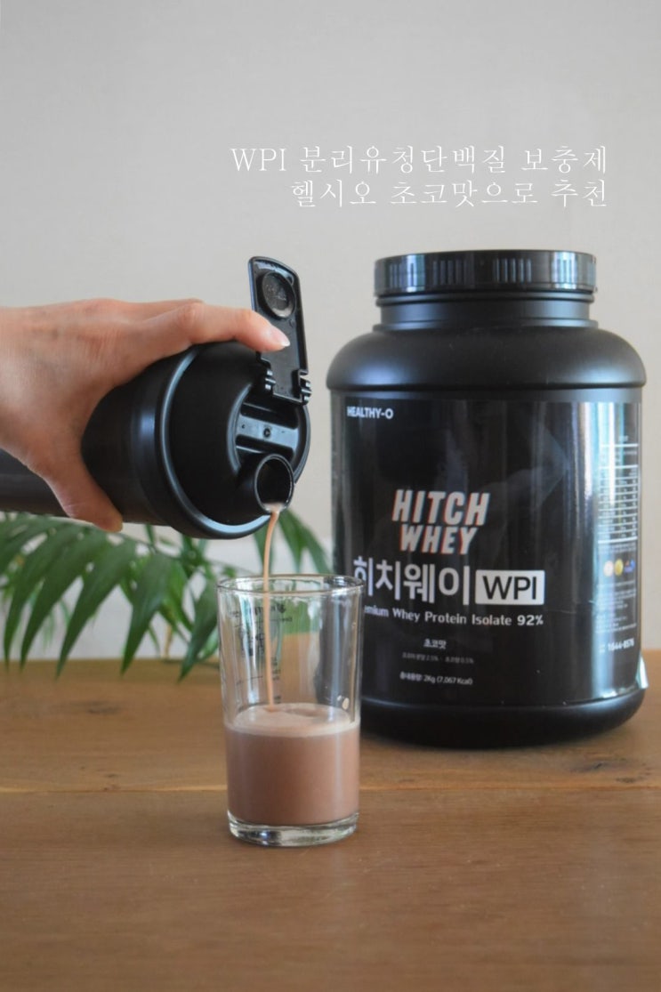 Wpi 분리유청단백질 보충제 헬시오 초코맛으로 추천 네이버 블로그