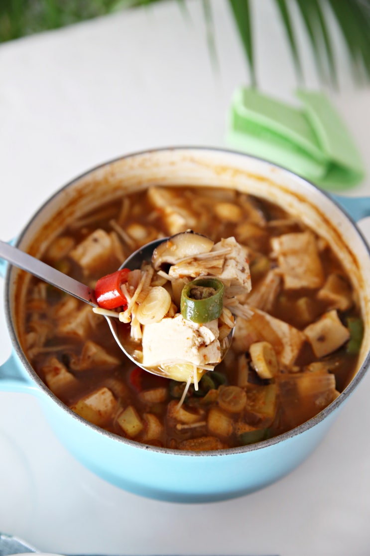 호박 된장찌개 맛있게 끓이는법 간단한 두부 감자된장찌개 재료 레시피 네이버 블로그