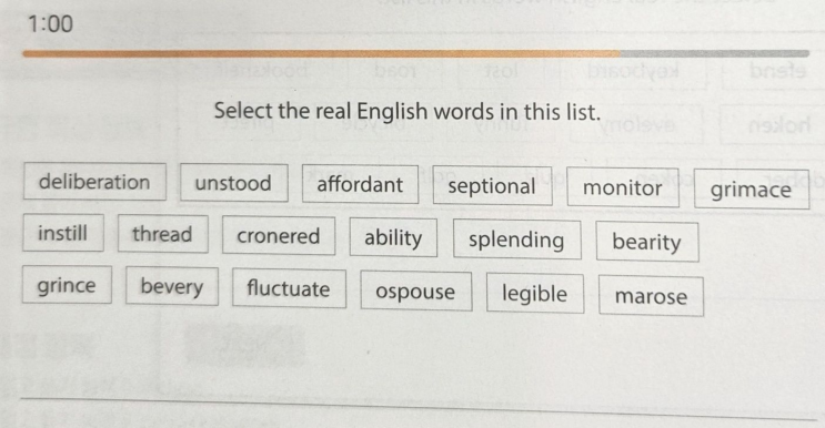 듀오링고 문제유형 시리즈 제 2탄 Read and Select 읽고 진짜 단어 고르기 : 네이버 블로그