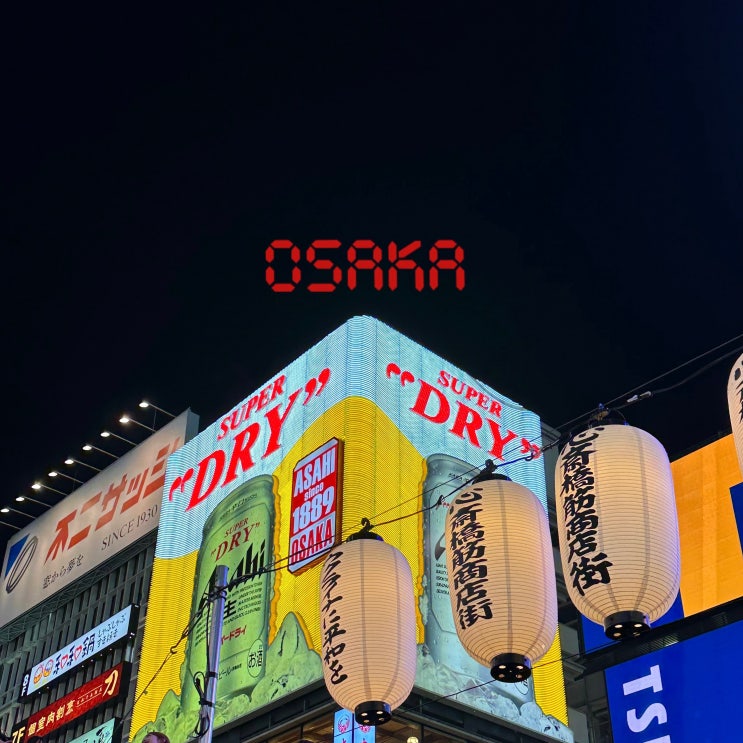오사카여행 오사카 도톤보리 글리코상 오사카 도톤보리 야경 And 오사카 난바 가성비 호텔 추천 도미 인 난바 프리미엄