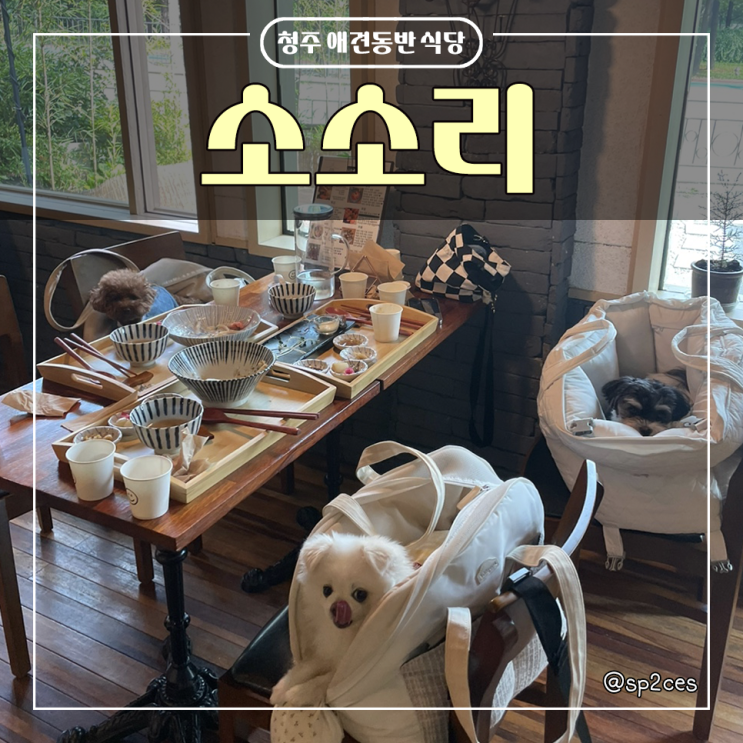 청주 명암저수지 근처 맛집 소소리 애견동반식당 네이버 블로그