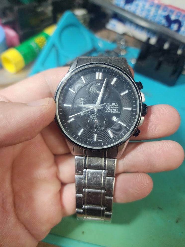 지샥 G-SHOCK 충전용 배터리 교체 REPLACEMENT SOLA BATTERY, ALBA 시계 유리교체 안산시계수리점 명품 ...