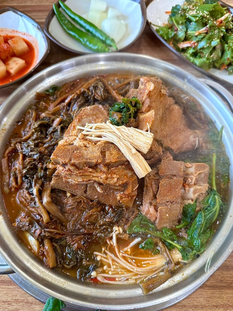 전주역 맛집 전주 유일한 무한리필 감자탕 전문점 호성동 전원집 네이버 블로그