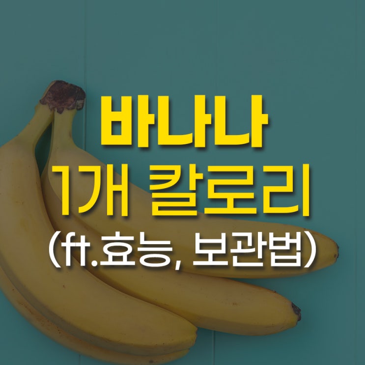 바나나 칼로리 및 효능 보관방법 영양성분 탄수화물 당 함량 네이버 블로그