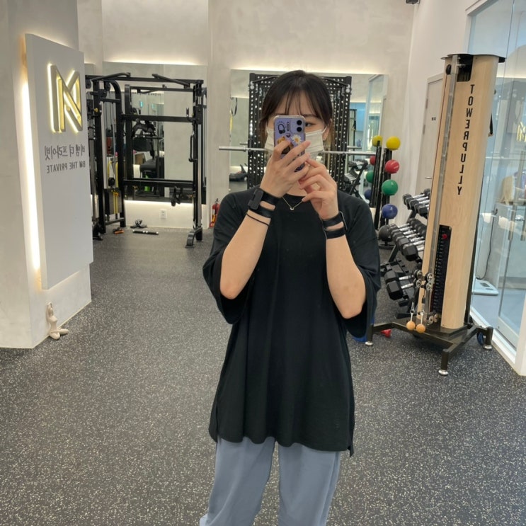 여자 운동복 추천 오버핏 헬스장 반팔 상의 알브이디 Rvd 헬스 등산복 코디 네이버 블로그