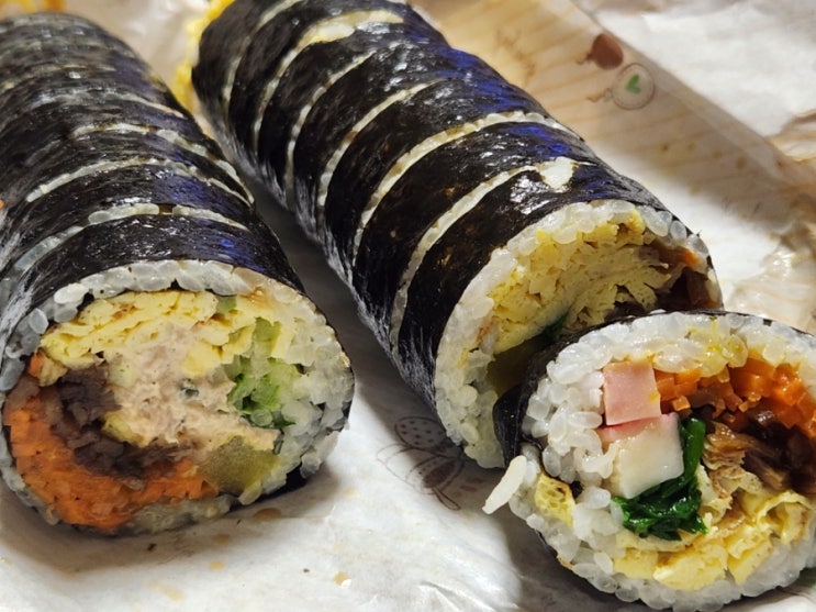 강릉 입암동 맛집 현지인 인정하는 강릉 초록김밥초록김밥 참치김밥 네이버 블로그