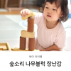 숲소리 장난감 22개월 아기 두돌 유아 원목 블럭 교구 네이버 블로그