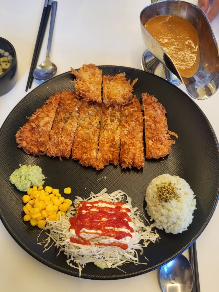[전주/만성동] 수제왕돈까스, 열무냉면이 맛있는 분식 맛집 _ 점드락 : 네이버 블로그