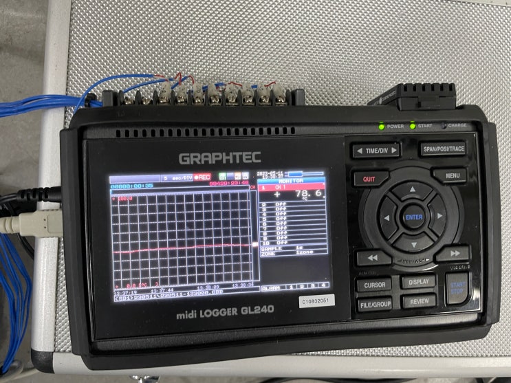 그래프텍 데이터로거 GRAPHTEC LOGGER GL240 : 네이버 블로그