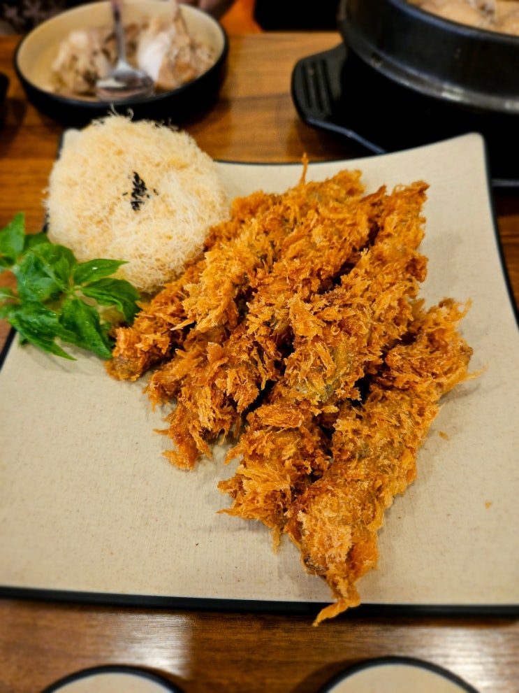 고양맛집초애삼계탕일산°부모님을 위한 보양음식장뇌삼산삼배양근 더덕튀김 네이버 블로그