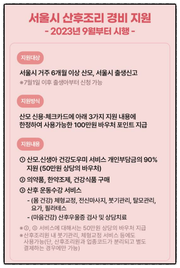 서울시 산후조리비 지원 신청기간 조건 및 임산부 혜택 맘케어 출산지원금 네이버 블로그